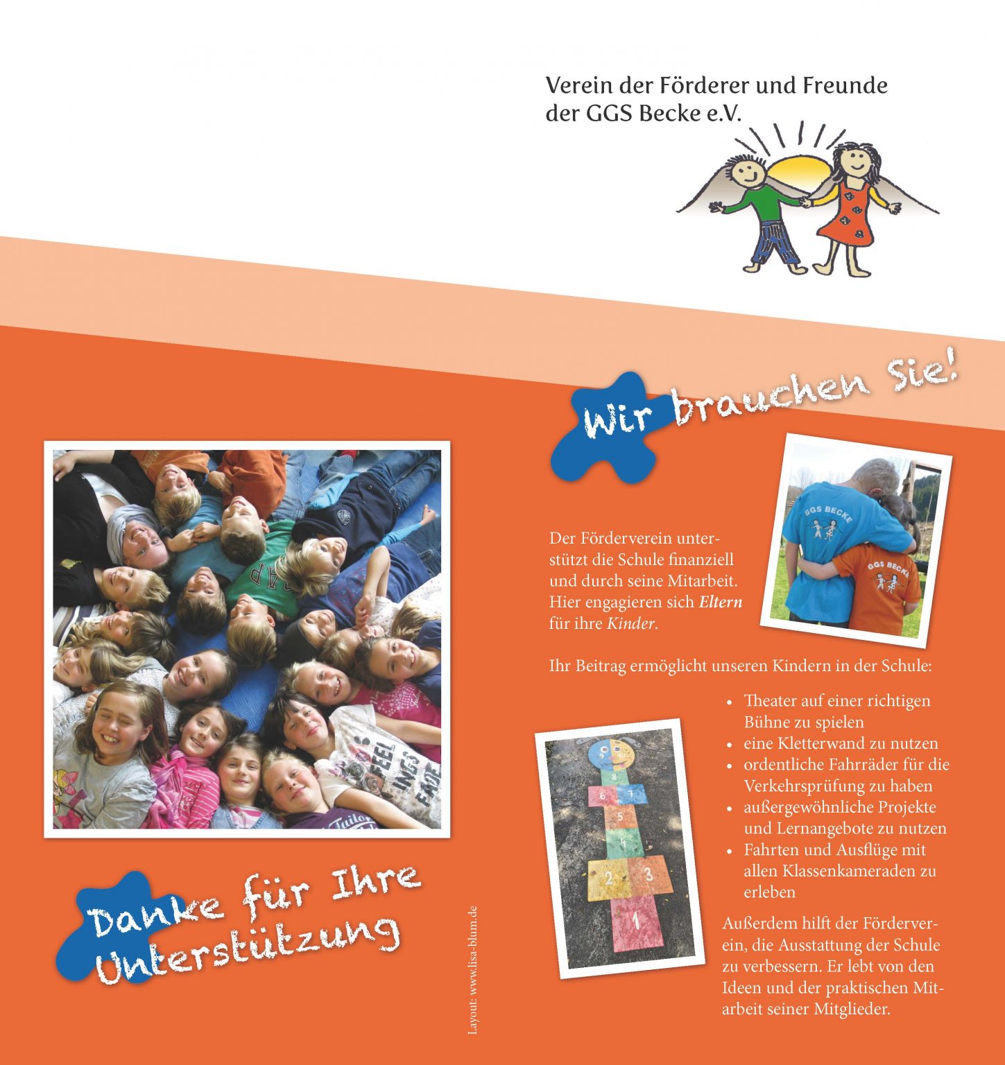 Flyer Förderverein – GGS Becke